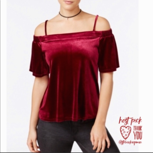 one clothing | Tops | Retro One Clothing Deep Plum Juniors Off Shoulder ...